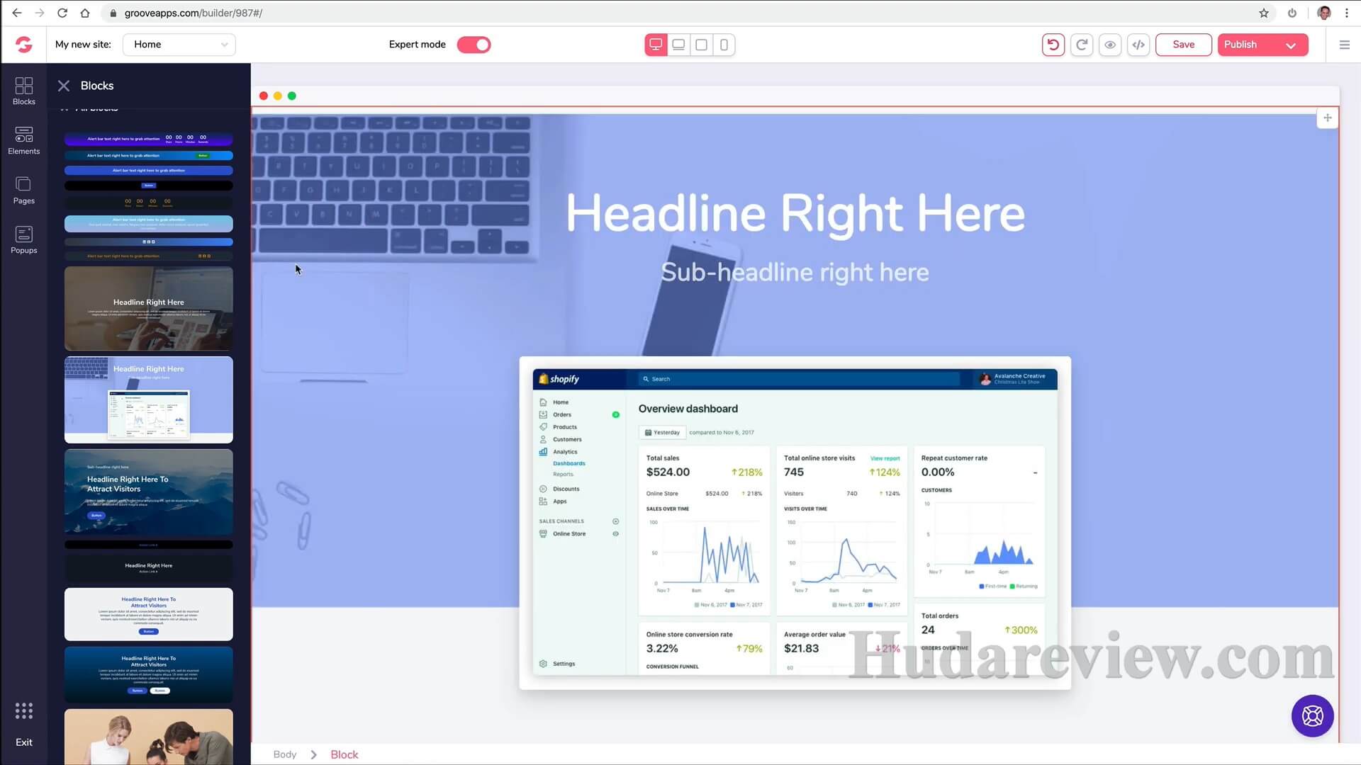 Groove.AI Review: Create a website with high conversion rate