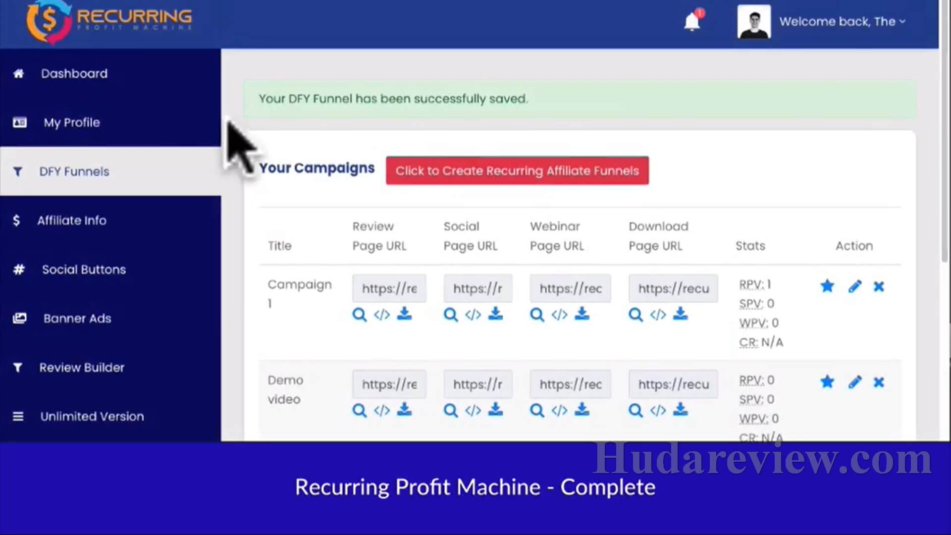 Recurring Profit Machine Review- 10 Minutes To $500+ Commissions