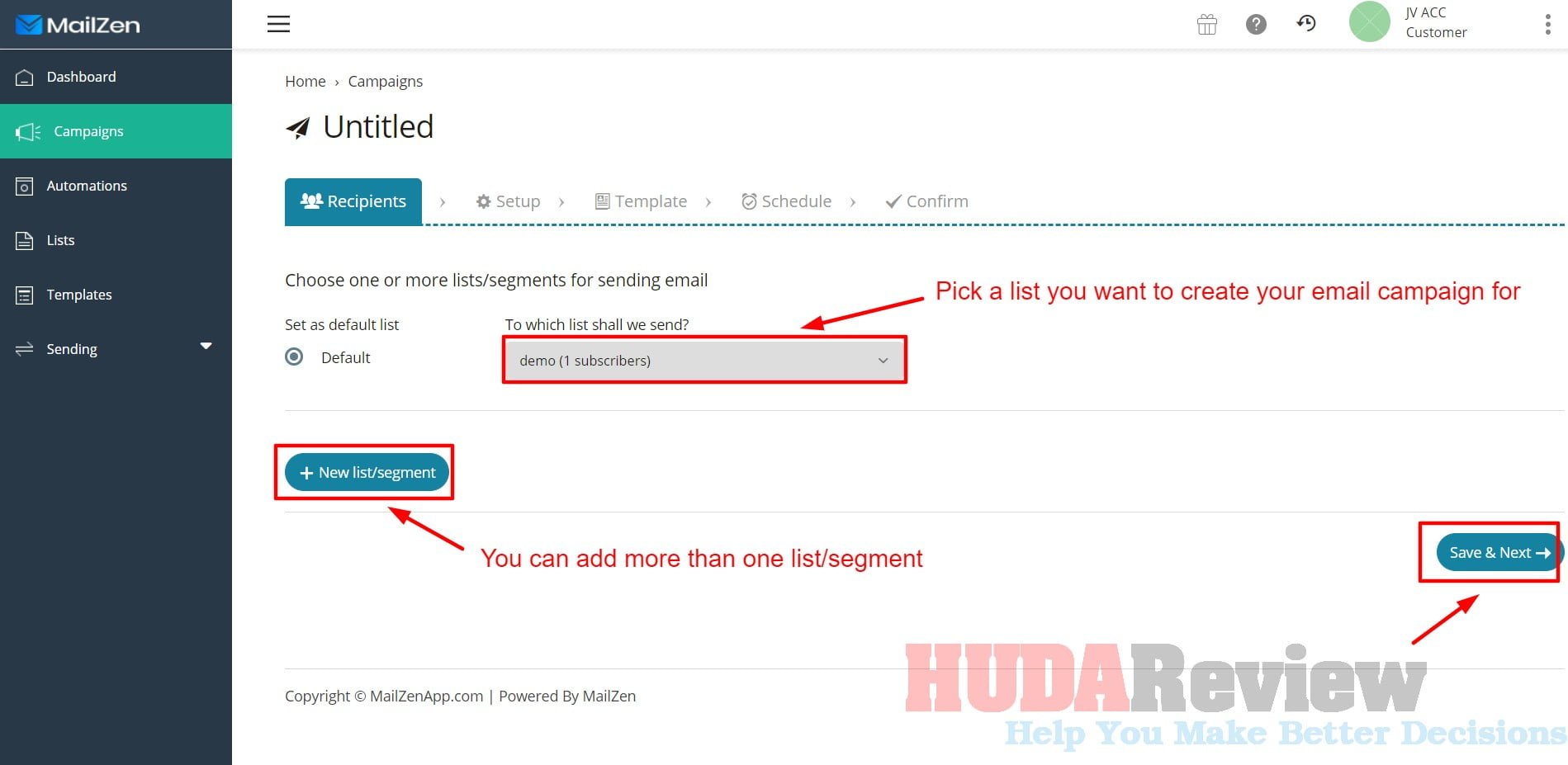 MailZen Review- Send Unlimited Mails To Unlimited Subscribers