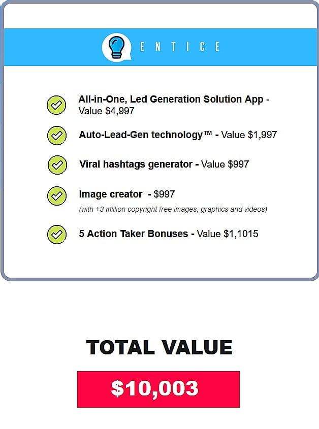 Entice Software Review– The Power Of Leads And Sales