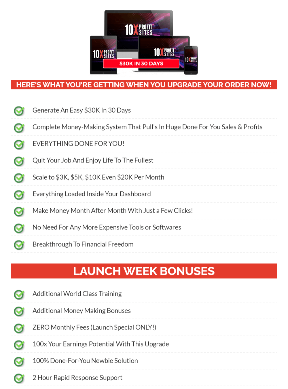 10X Profit Sites Review- Promote Top Converting And Evergreen Offers