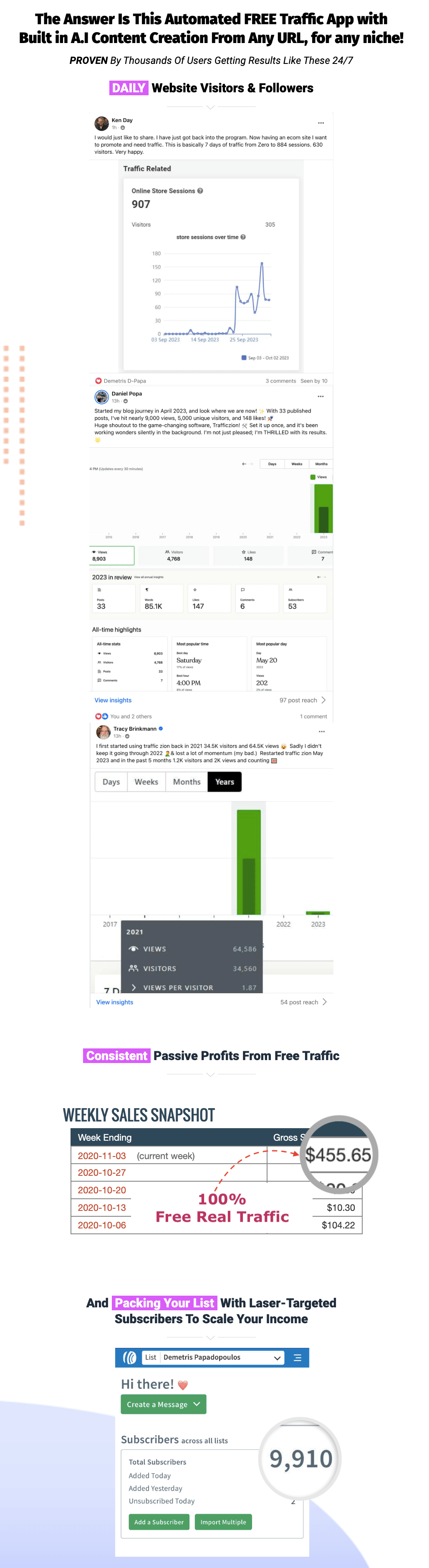 Trafficzion Cloud A.I Review & App Demo, Exclusive Bonuses