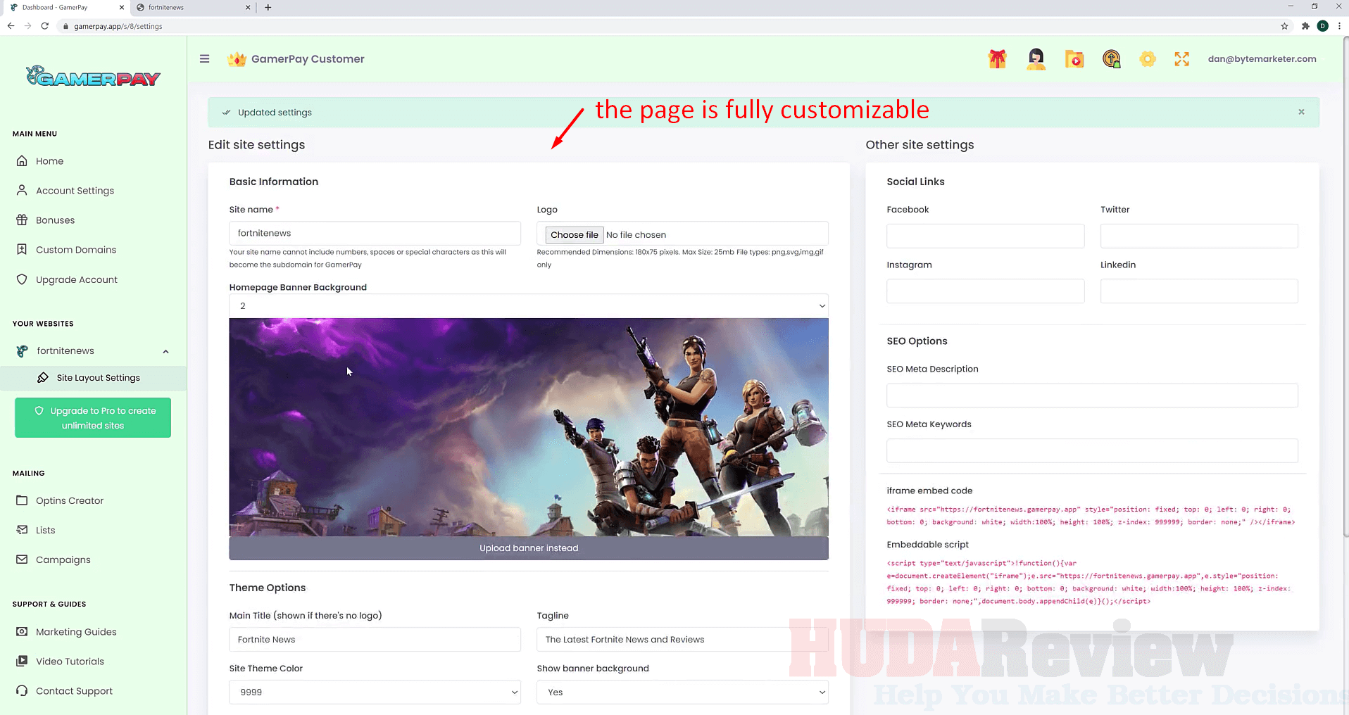GamerPay Review - Choose A Game For Your Site And Go