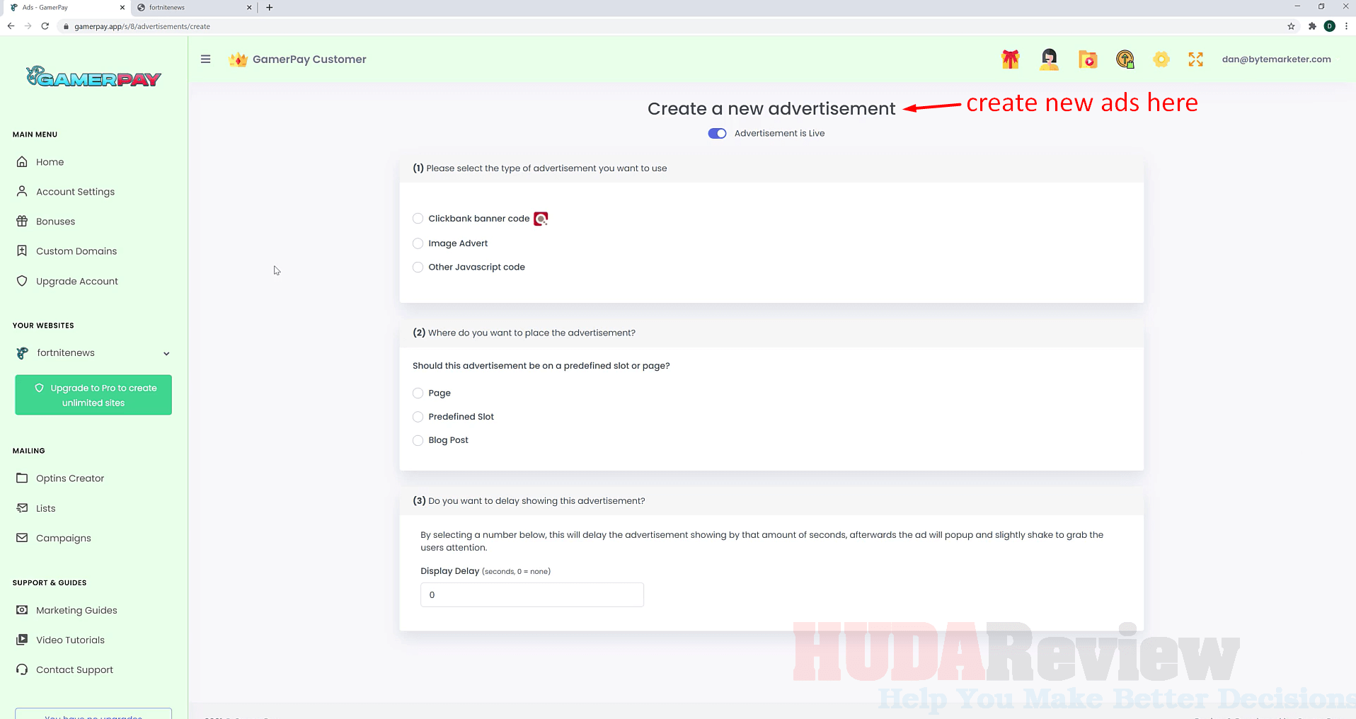 GamerPay Review - Choose A Game For Your Site And Go