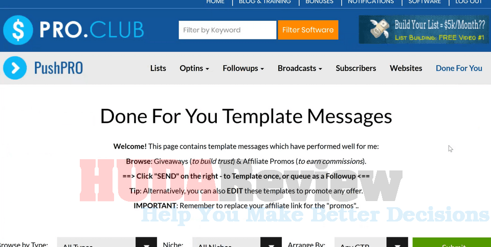 Pushable Review & Bonuses- Build A Profitable List In June 2021
