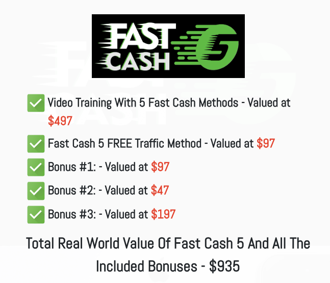 Fast Cash Five review | Huge Bonus | Special OTOs | Coupon