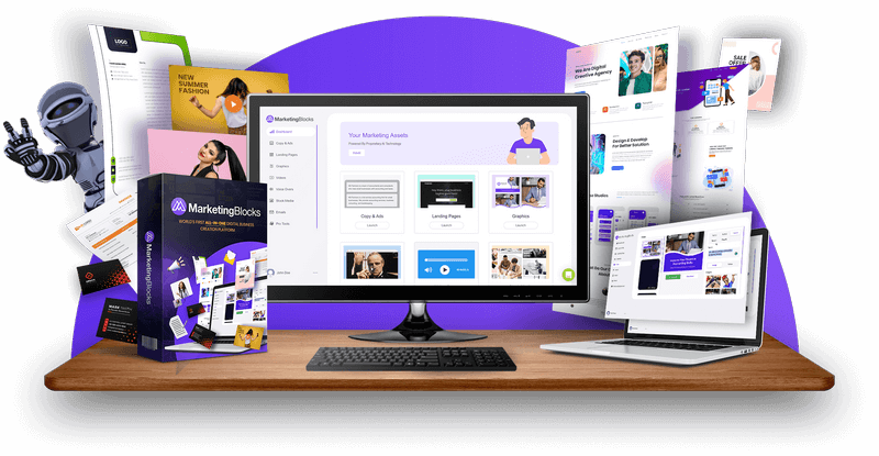 MarketingBlocks Review & App Demo, All-in-One Bundle Offer