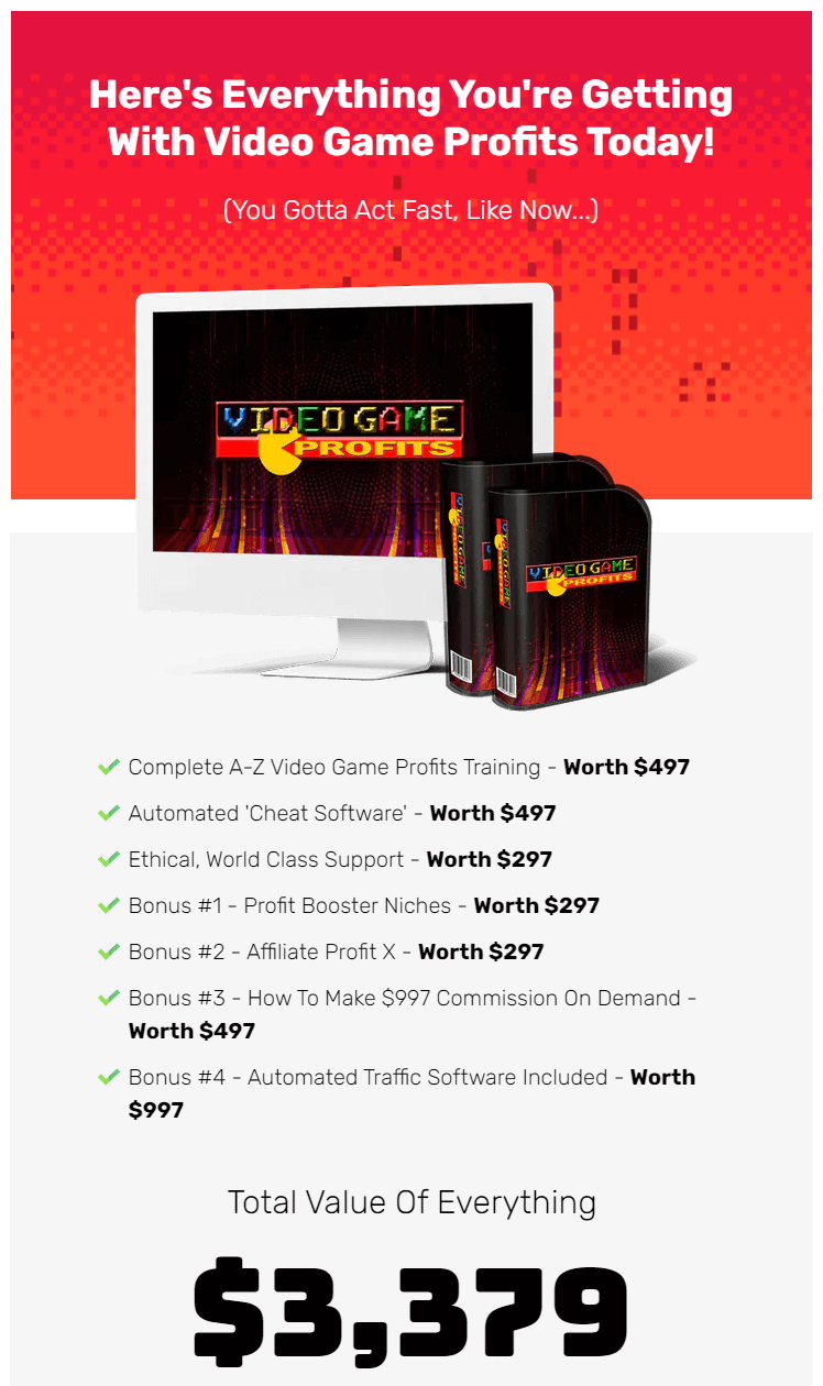 Video Game Profits Review with Bonuses: Don't miss this product!