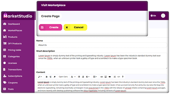 MarketStudio Review- Sell Digital Products Under Your Own Brand