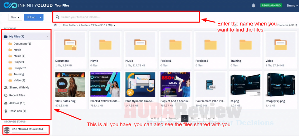 InfinityCloud Review: The Latest Unlimited Cloud Storage Platform