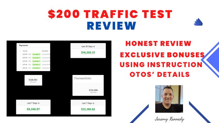 $200 Traffic Test Review | Is this what you are searching for?