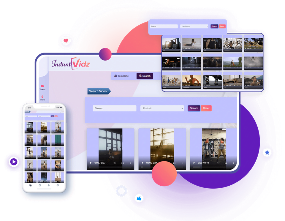 InstantVidz Review: Create stunning vertical videos in many niches