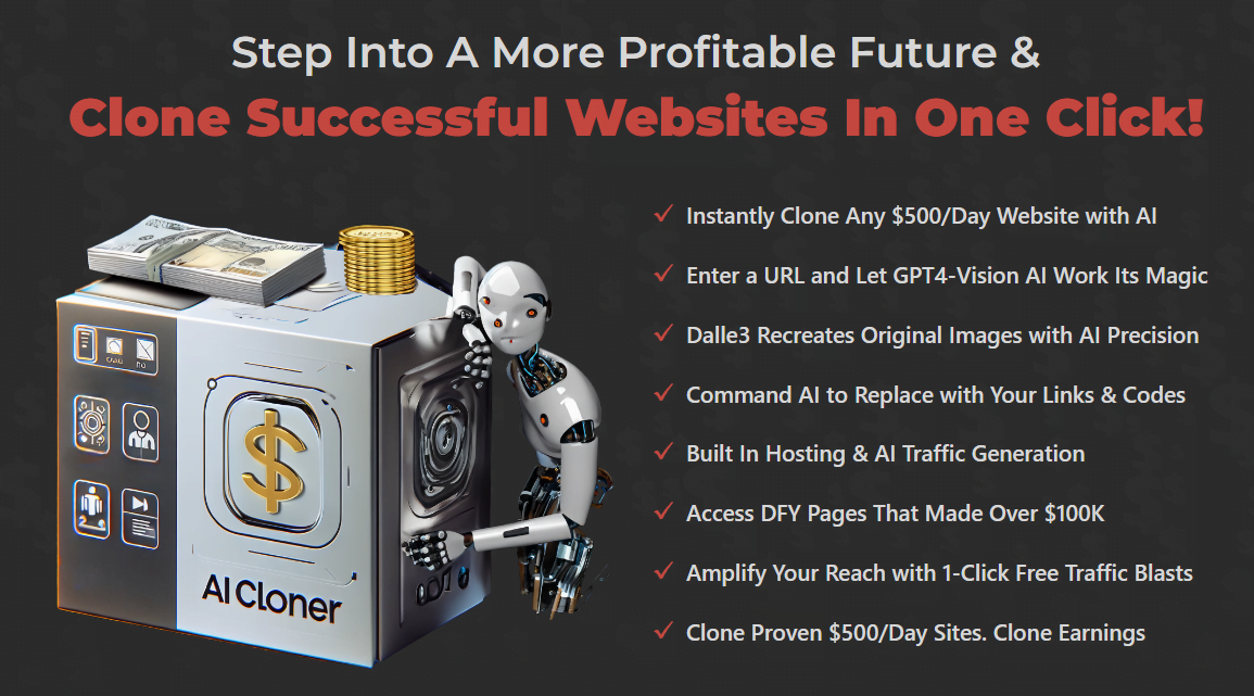 AI Cloner X Review (created by Chris X) with Huge Bonuses
