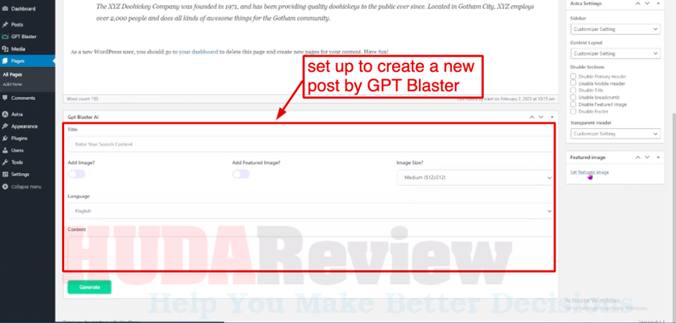 GPT Blaster Review: Leverage ChatGPT to create sites & content