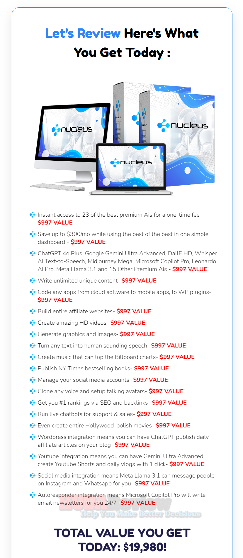 Nucleus Review 2025 with Huge Bonuses, 30% Off code & OTOs