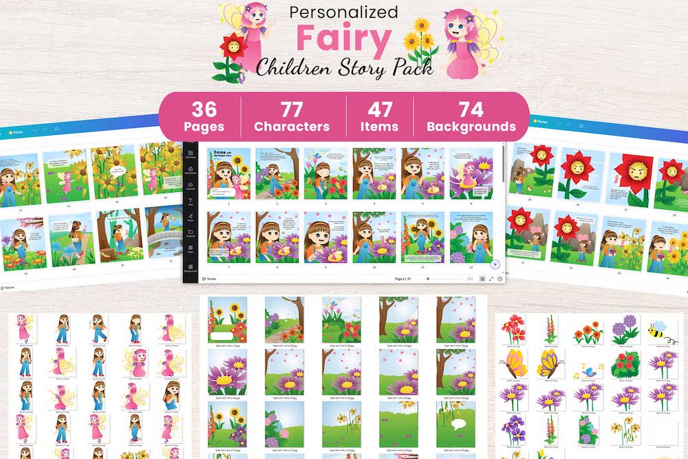 Personalized Fairy Children Story Pack review (PLR Included)