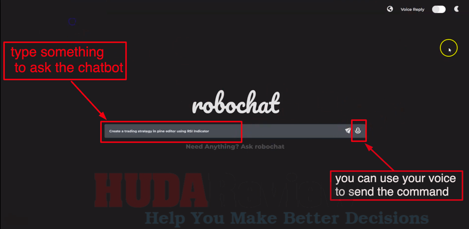 RoboChat Review: A powerful chatbot accept text & voice prompts