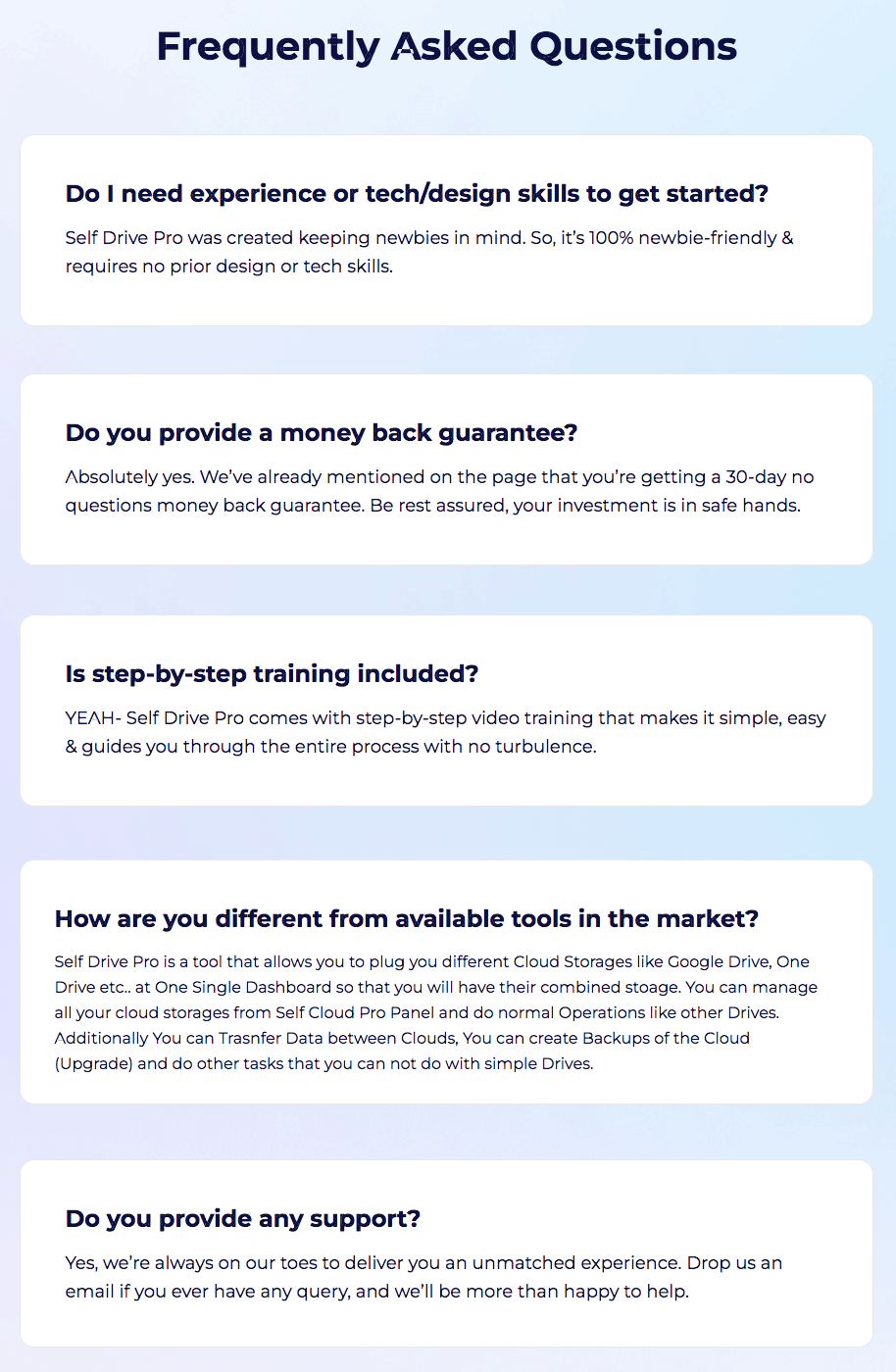 Self Drive Pro Review: Is it a safe & reliable cloud storage solution?