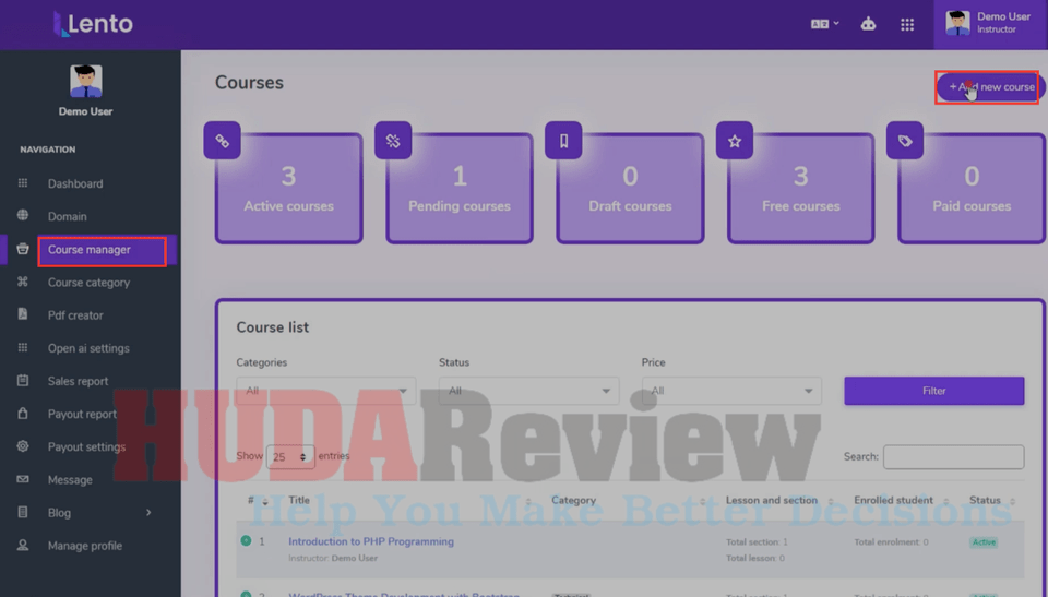 Lento AI Review: Create and Sell High-Converting Online Courses
