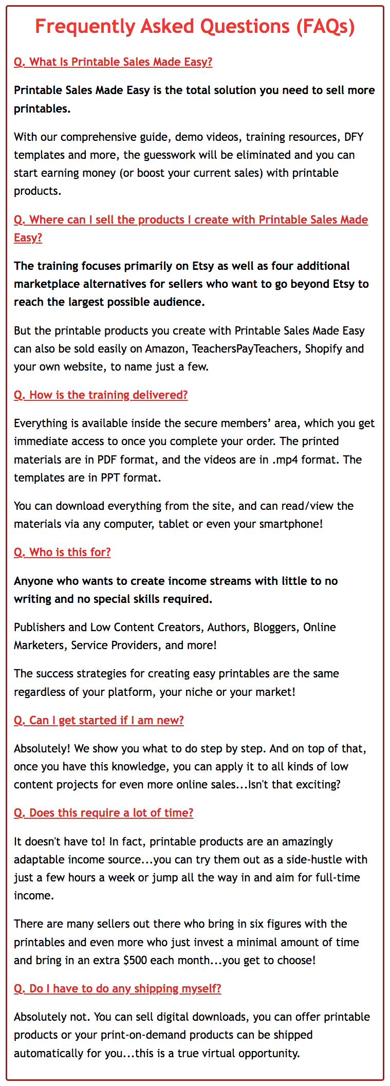 Printable Sales Made Easy Review: Skyrocket Your Etsy Sales