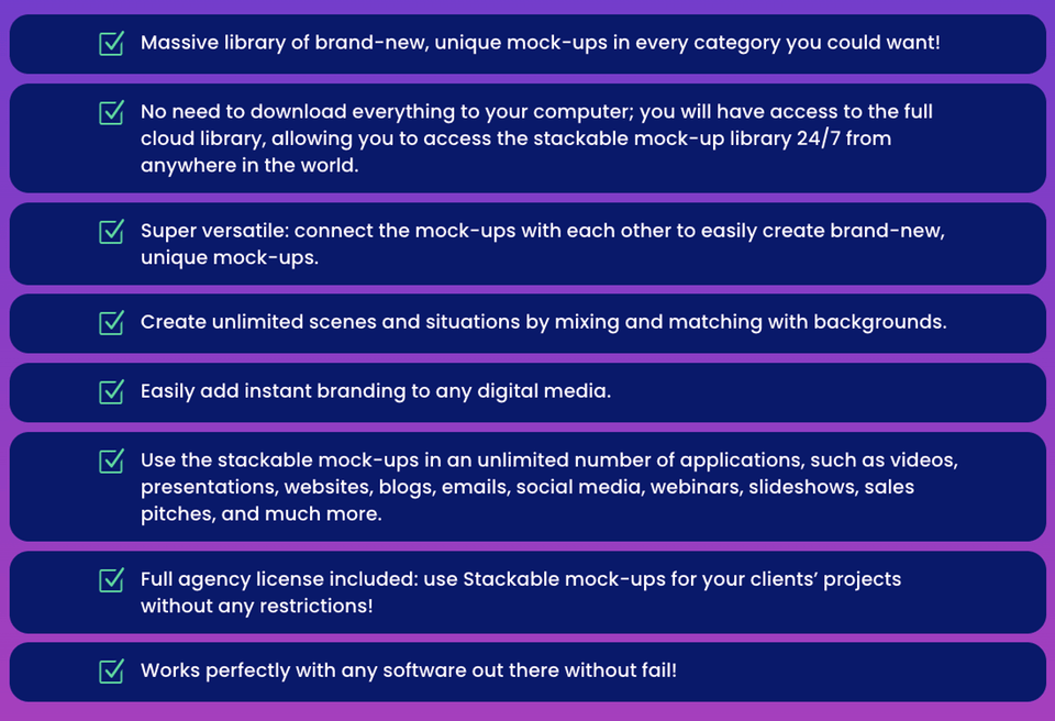 Stackable Mockup Review: High-quality mock-ups for your projects