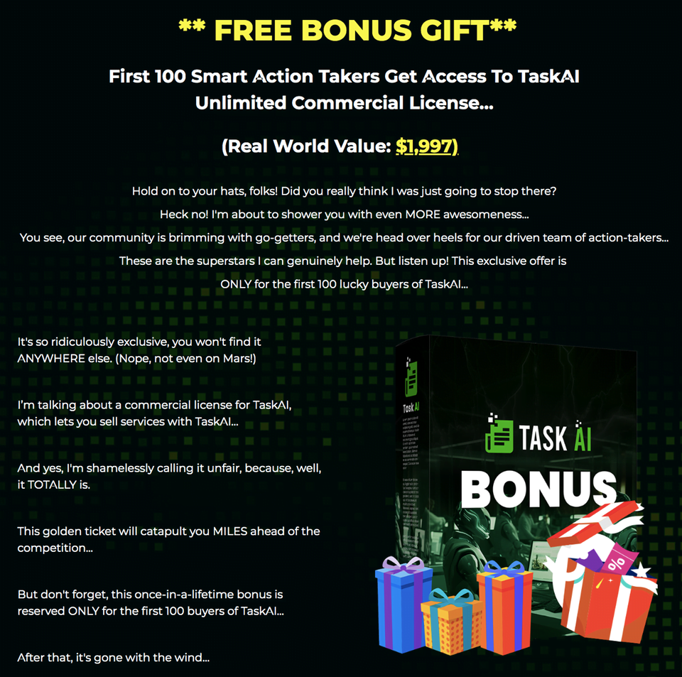 TaskAI Review + Massive Bonuses + Demo + Price + OTOs