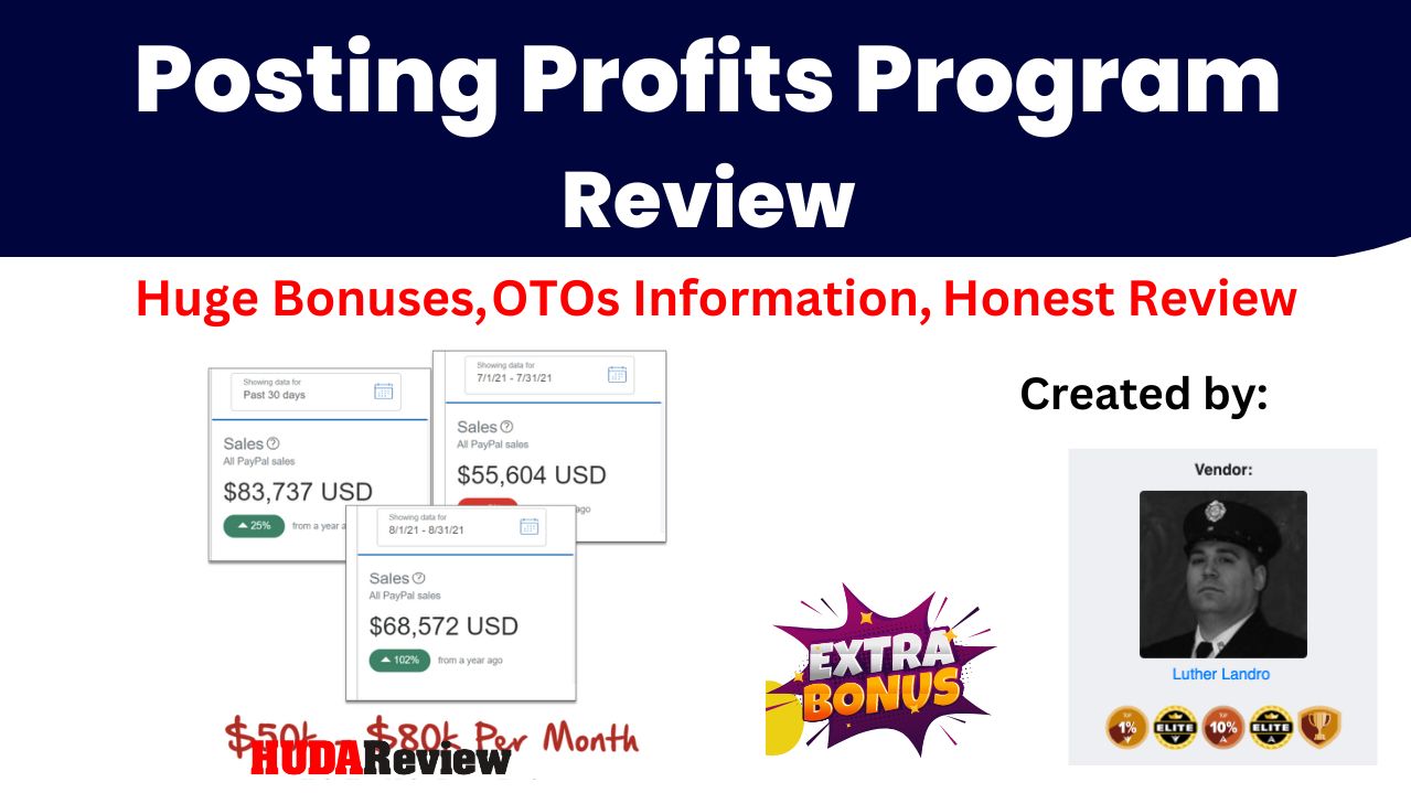 Posting Profits Program Review | by Luther Landro & his team