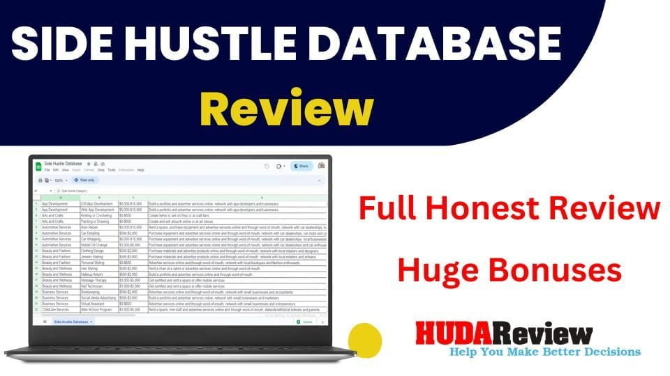 [Unrestricted PLR] Side Hustle Database review: By John Annavi
