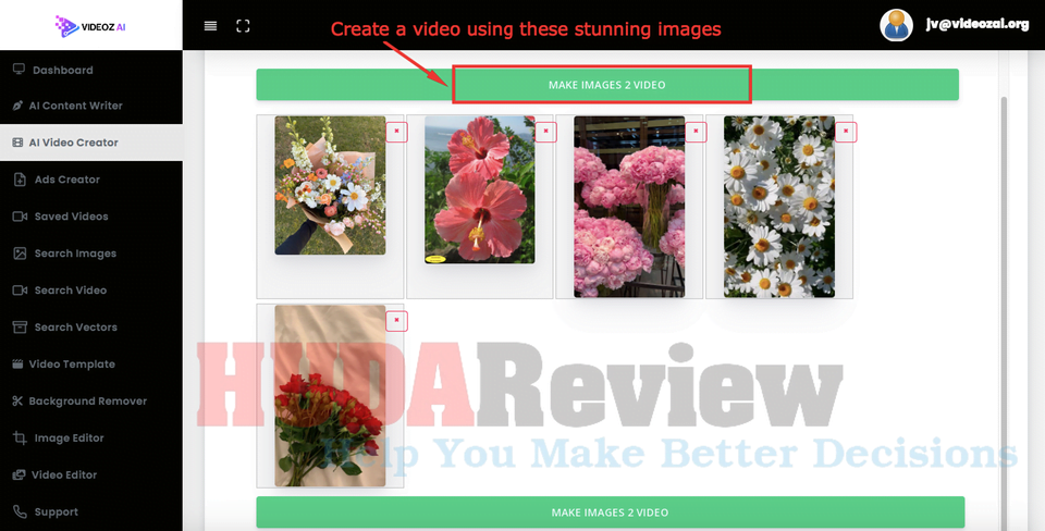 VIDEOZ AI Review: Create content & video in one app, why not?