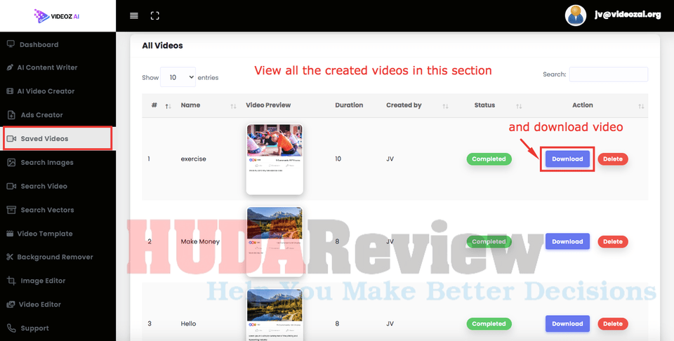 VIDEOZ AI Review: Create content & video in one app, why not?