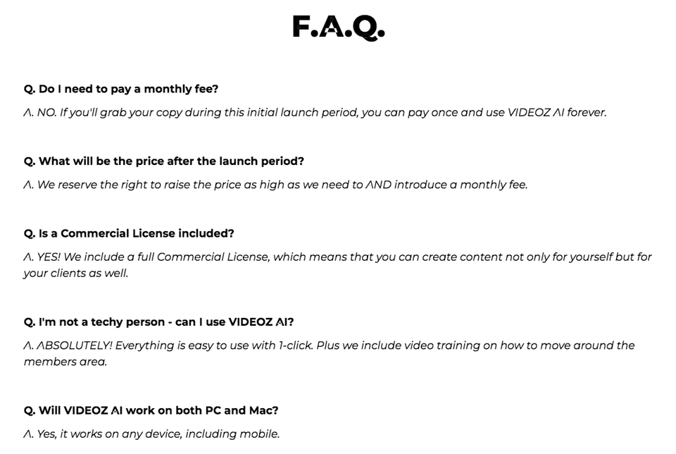 VIDEOZ AI Review: Create content & video in one app, why not?
