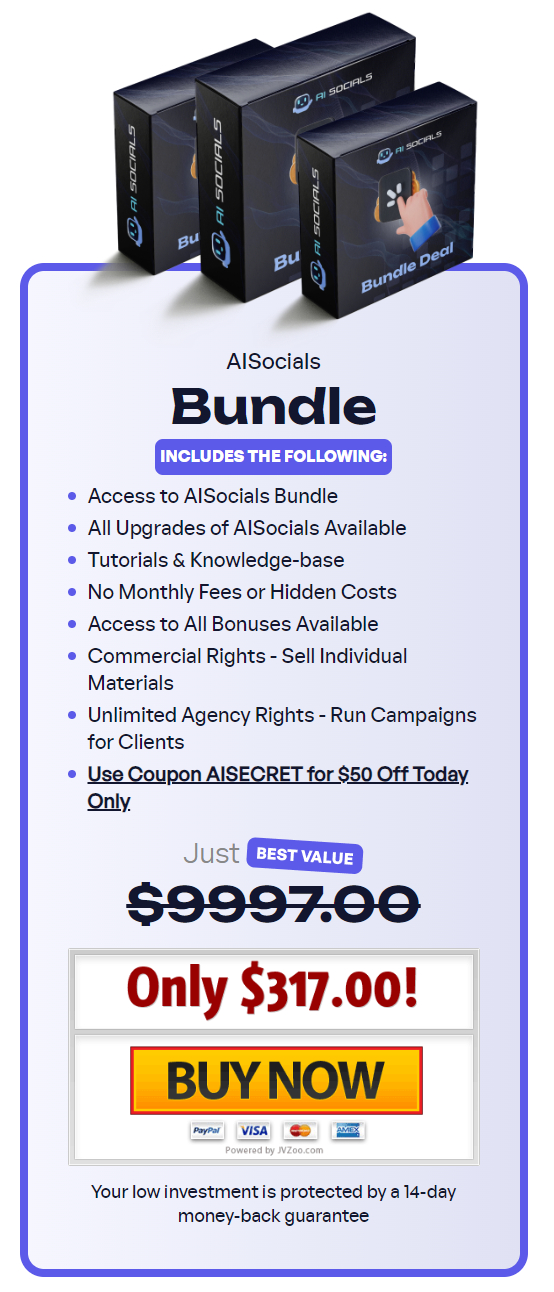 AI Socials Review | Discount Coupons | All-in-one Bundle | Bonus