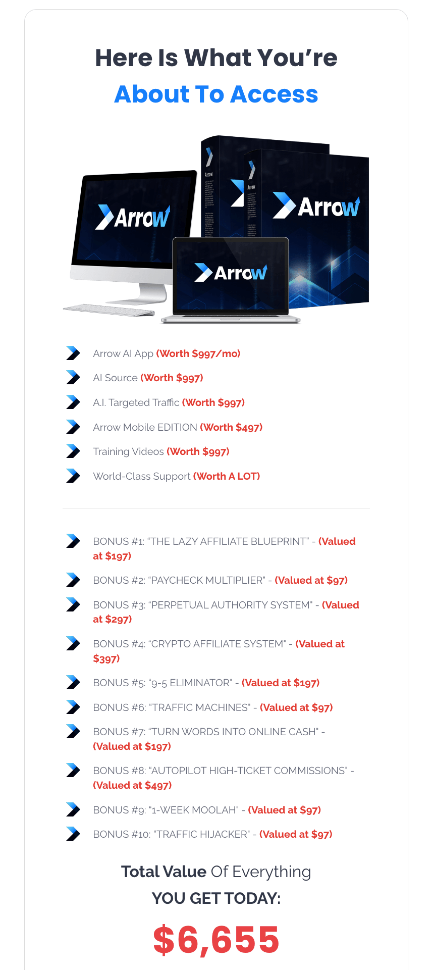 ARROW review with App Demo, Huge Bonus, Discount Coupon