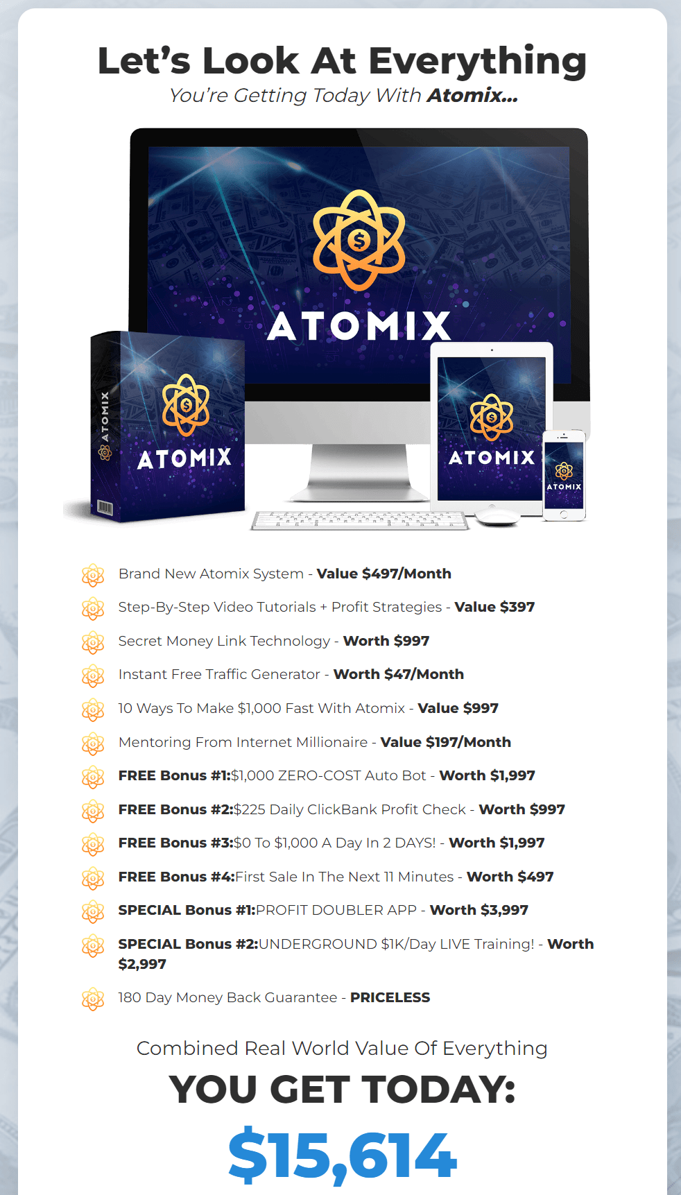 ATOMIX review: Get paid $247/day - copy & paste commissions!