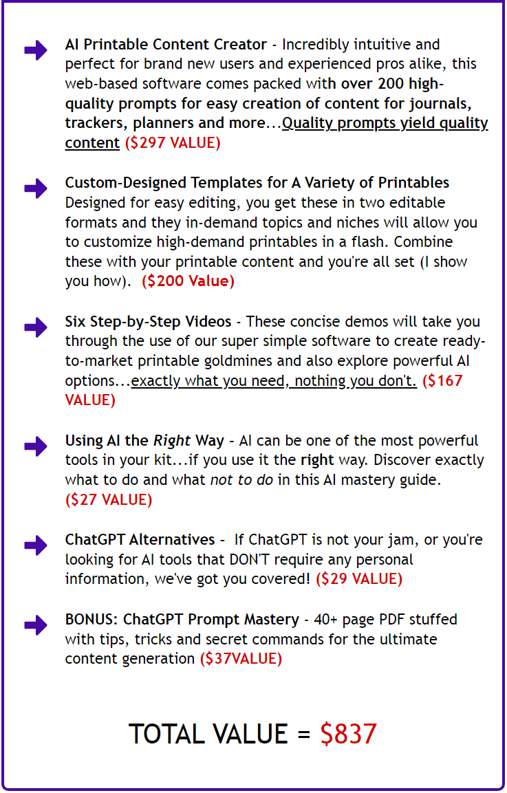 AI Printable Automation Review (2024) with Huge Bonus