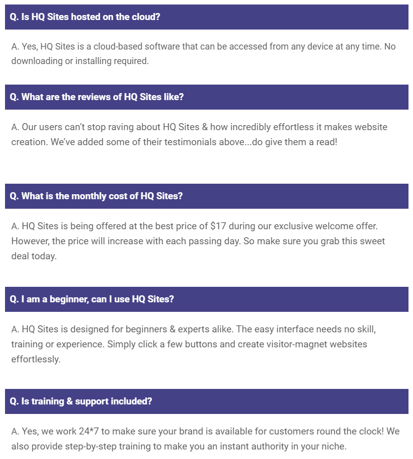 HQ Sites Review & Bonus: Seize the future of website building