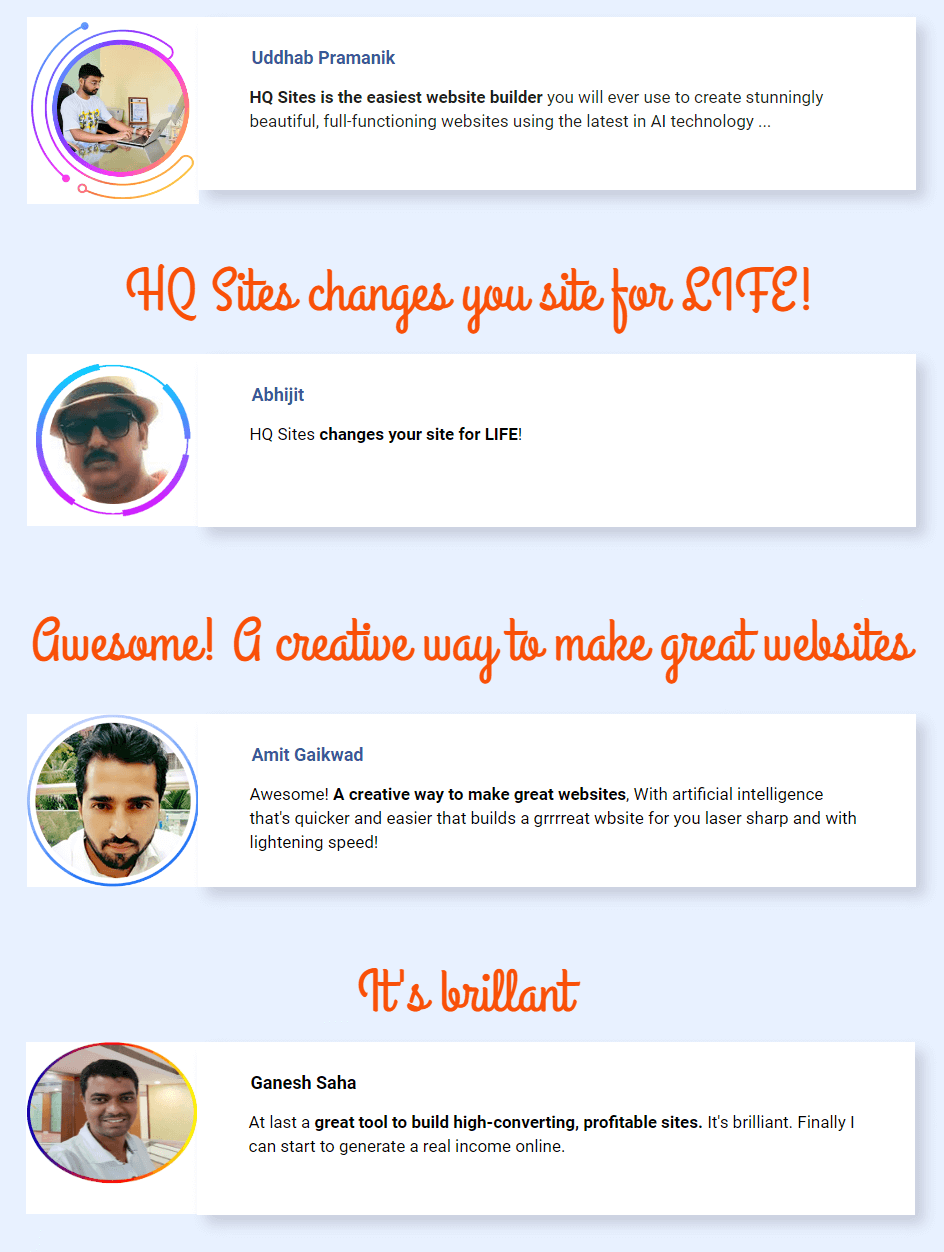 HQ Sites Review & Bonus: Seize the future of website building