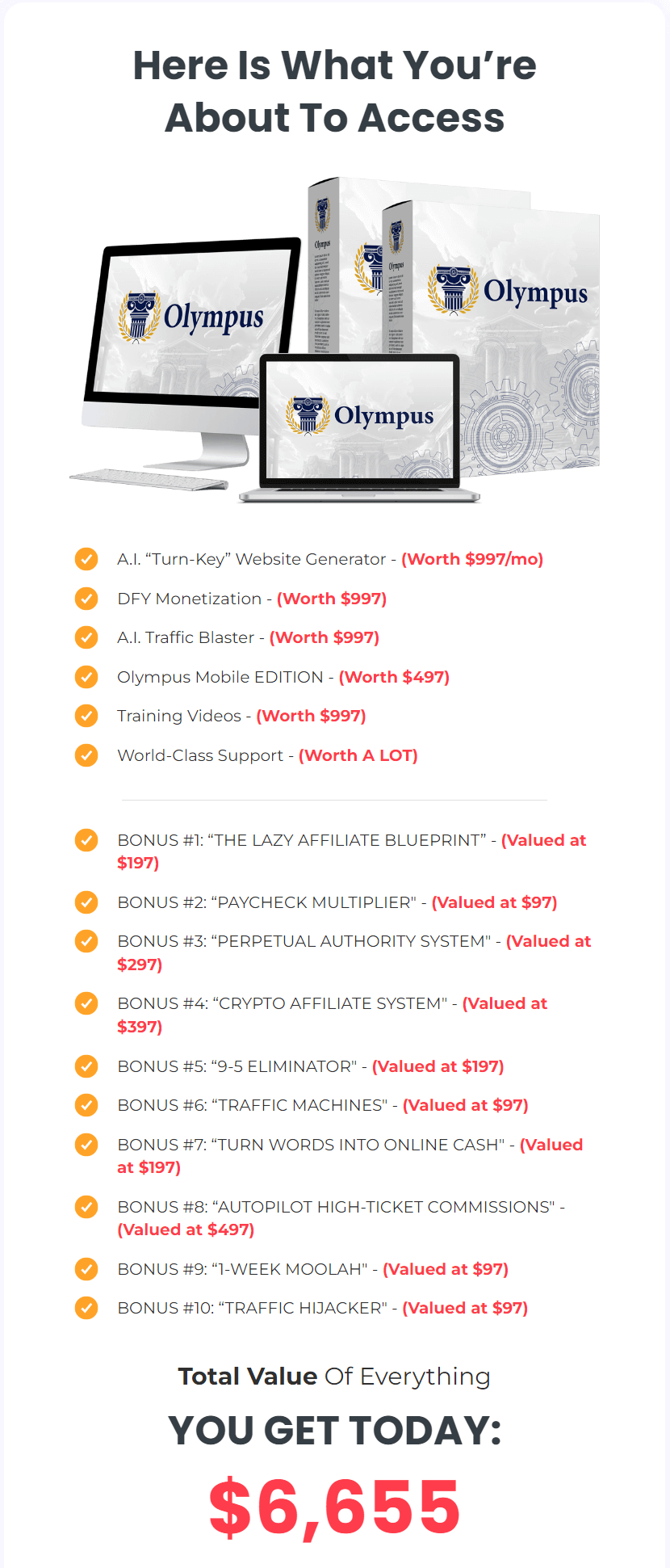 Olympus review 2023 with Huge Bonus, App Demo, Special OTOs