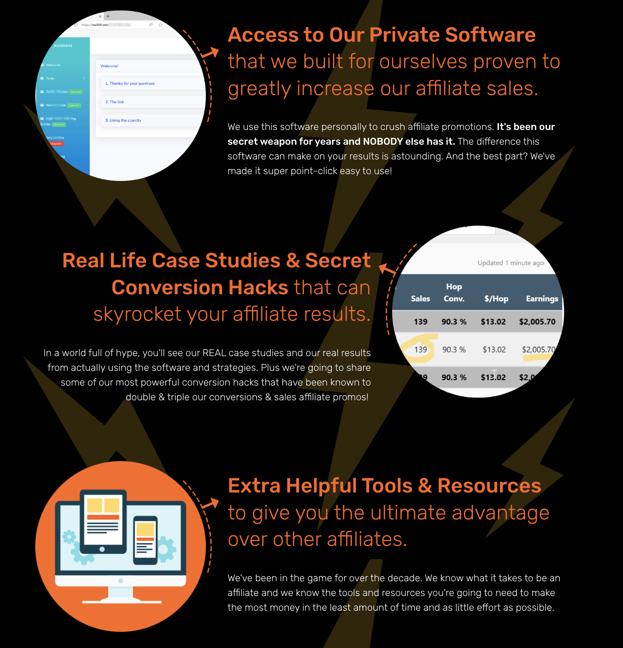RUSHHH - Super Affiliate Suite review created by Jeremy Kennedy