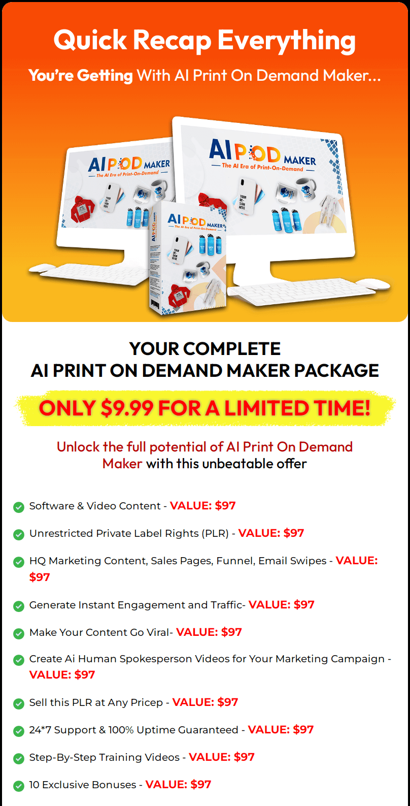 AI POD Maker Review & Bonus- Stay ahead in the POD game