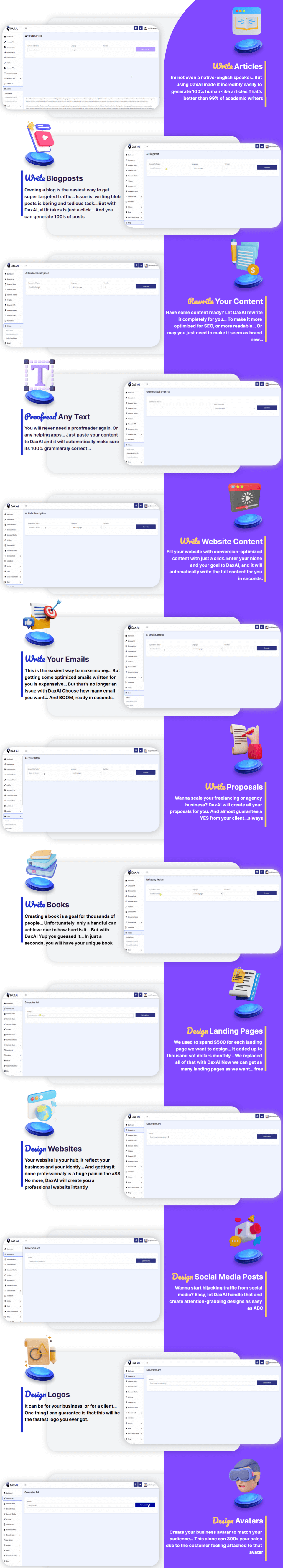 Dax AI review - All-in-one solution for Online Excellence!
