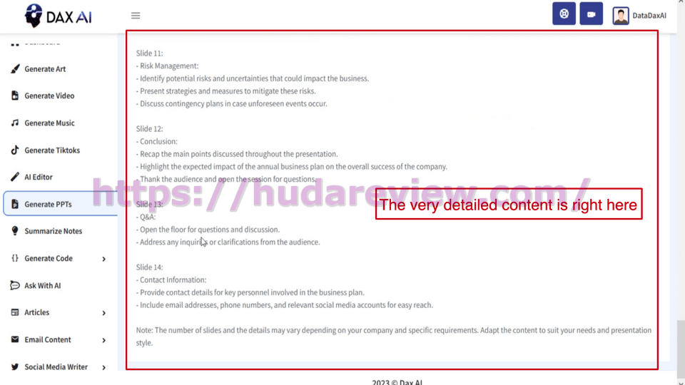 Dax AI review - All-in-one solution for Online Excellence!