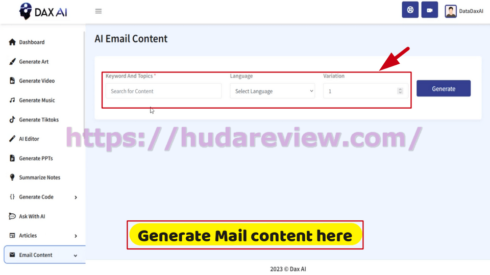Dax AI review - All-in-one solution for Online Excellence!