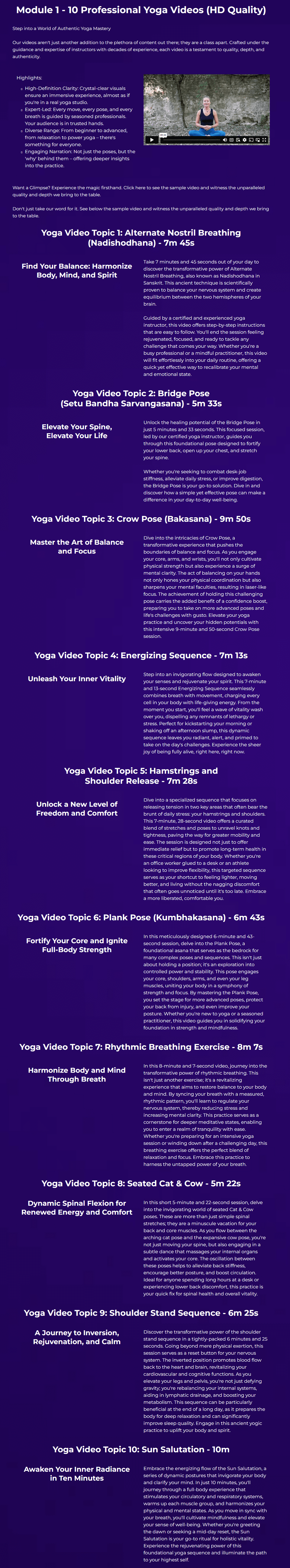 Yoga For Everyday Wellness PLR review: Roadmap to Wellness