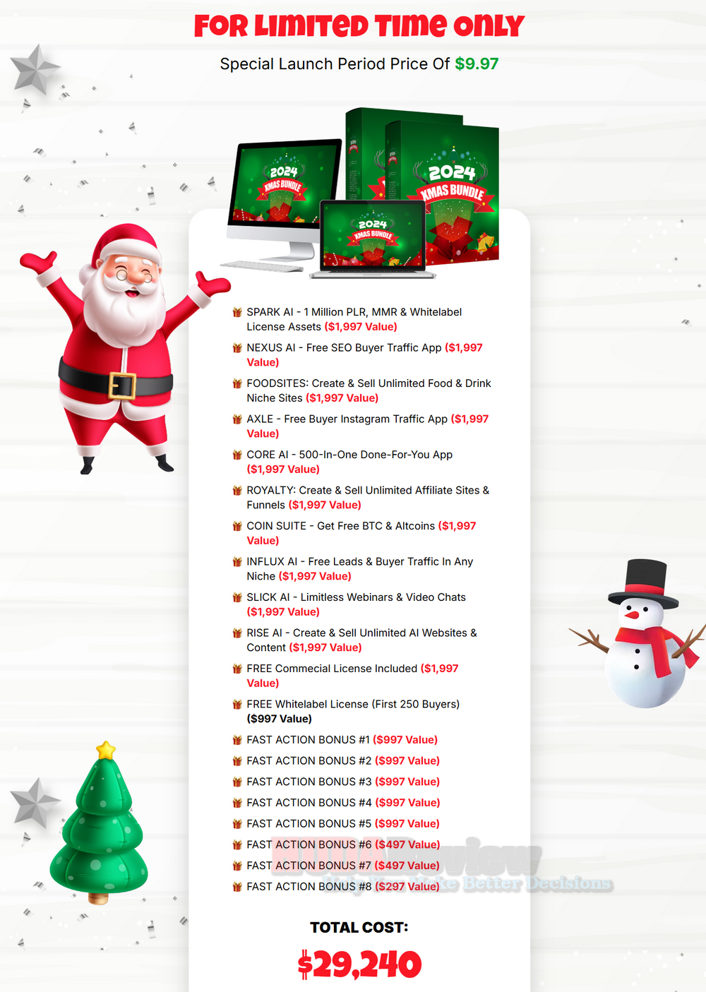 2024 Xmas Bundle Review: 10-in-one A.I. app suite for you!