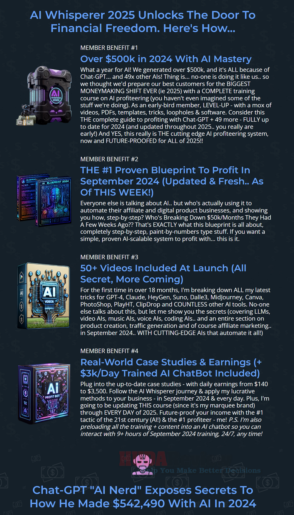 AI Whisperer 2025 Review & Bonuses | Make $500/day with AI!