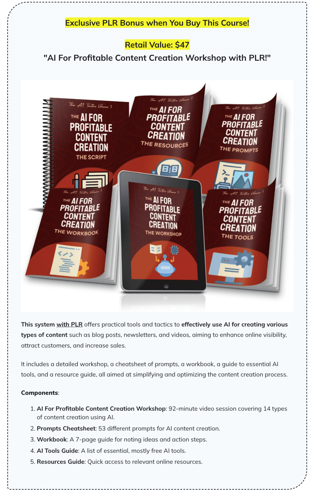 Flagship PLR Series: "Sales Copywriting and ChatGPT" review