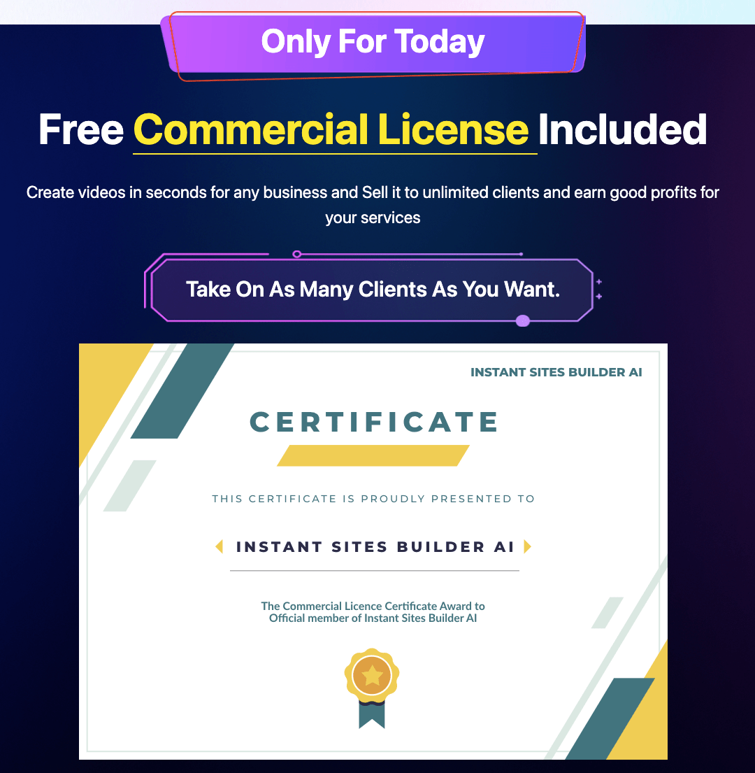Instant Sites Builder AI Review | 30% Off Coupon |Huge Bonus