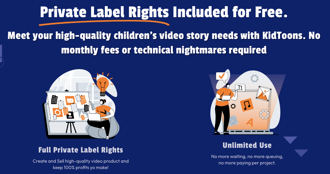 KidToons Canva PLR review: Full Private Label Rights included