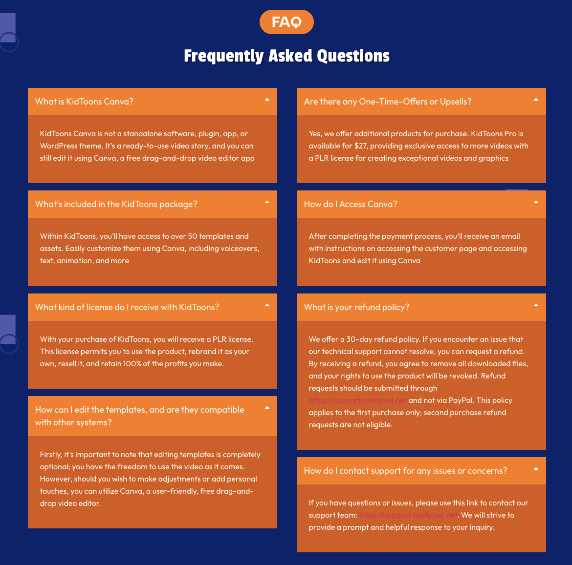 KidToons Canva PLR review: Full Private Label Rights included